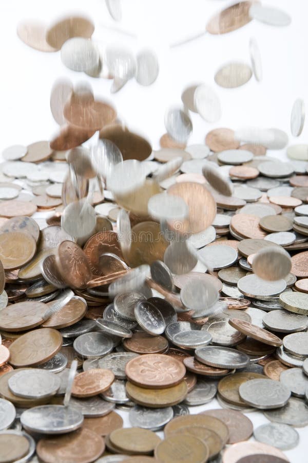 Falling Money stock photo. Image of pounds, currency, cash - 7327024