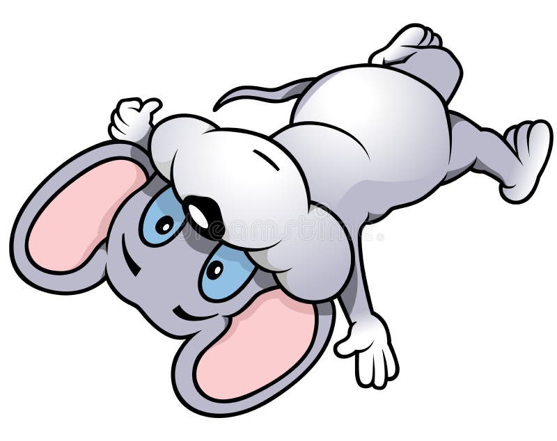 Mouse from Back stock vector. Illustration of animal - 44156428