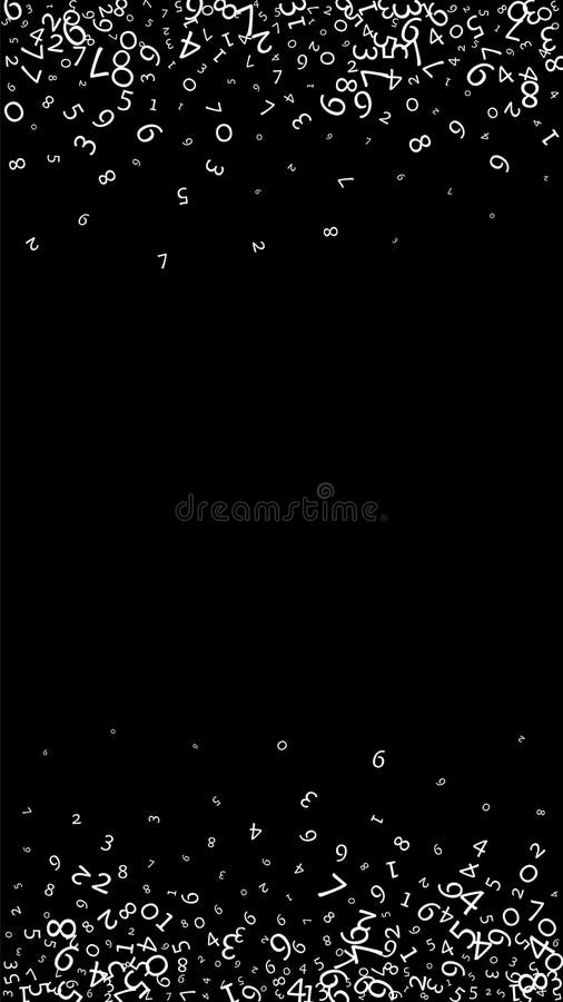 White Messy Flying Digits Stock Illustrations – 511 White Messy Flying ...