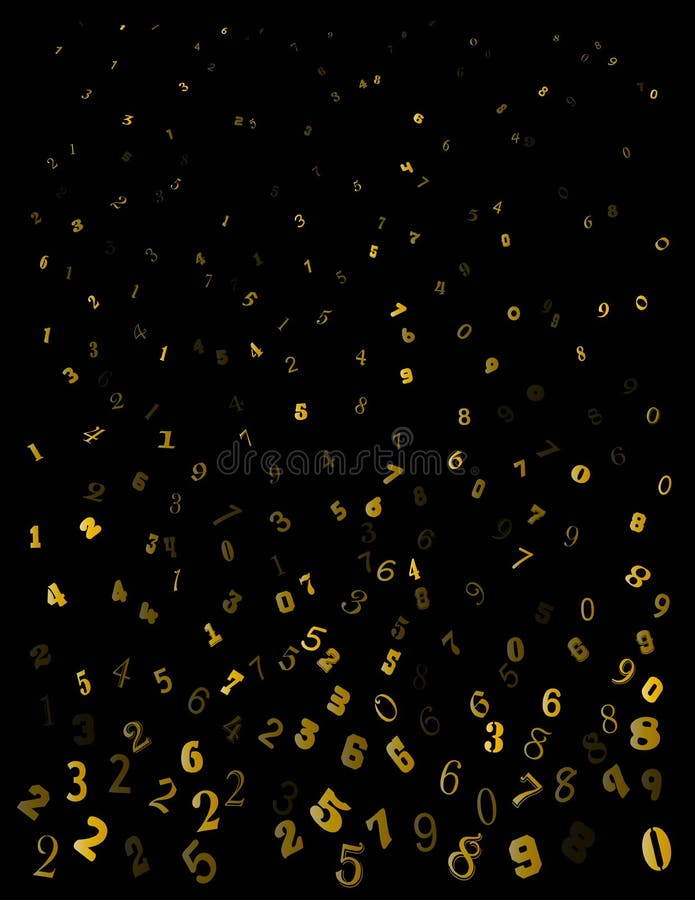0,1 Digits Vector Wallpaper. Green Binary Code on Black Background ...