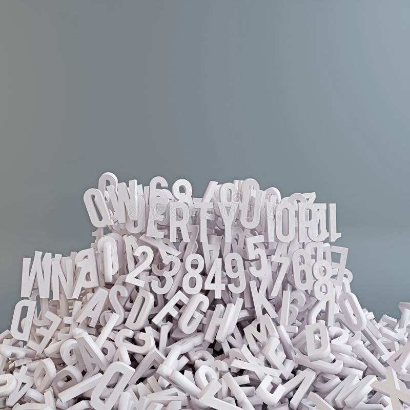 Letters falling stock illustration. Illustration of learn - 21542126