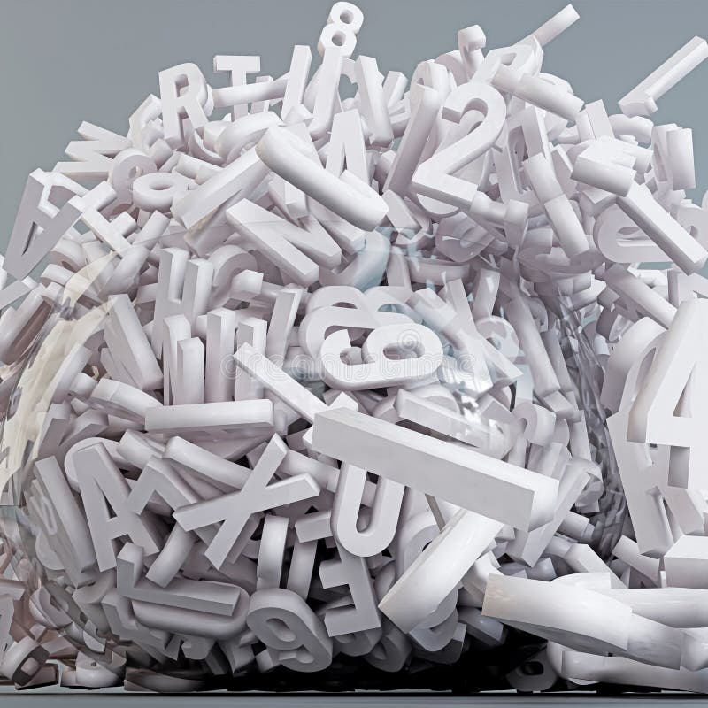 Letters falling stock illustration. Illustration of learn - 21542126