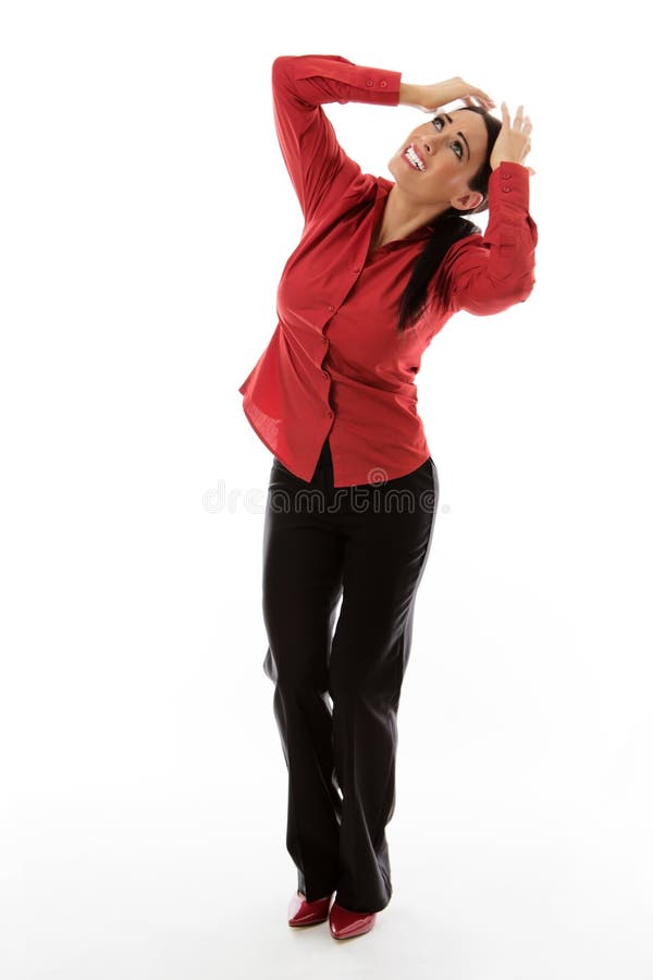 Falling objects stock image. Image of female, background - 45019917