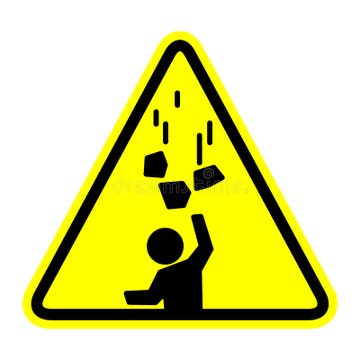 Falling Objects Safety Icon Stock Illustrations – 670 Falling Objects ...