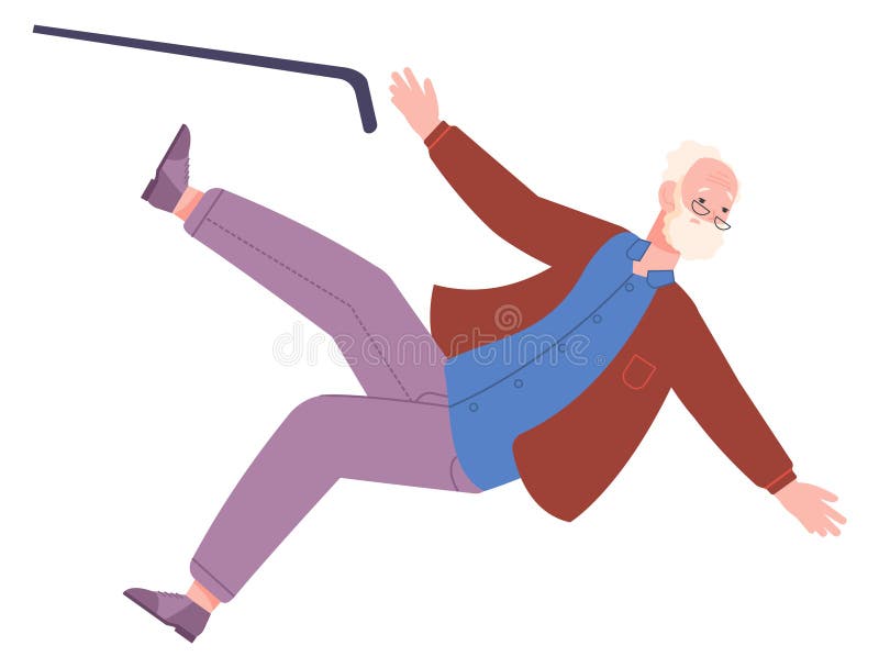 Old Man Fall Down Stock Illustrations – 292 Old Man Fall Down Stock ...