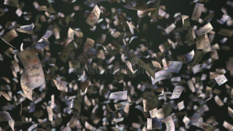 Falling One Dollar Bills Stock Illustrations – 199 Falling One Dollar ...