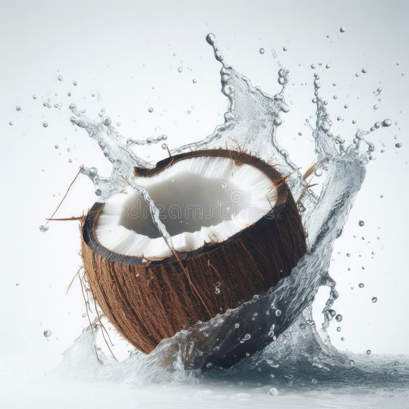Coconut Tree Falling Coconut Stock Illustrations – 71 Coconut Tree ...