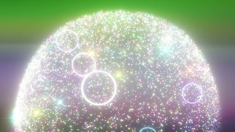 Falling Particle + Cross Semi-circular Stock Footage - Video of neon ...