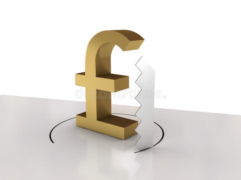 Squeezing the Pound stock illustration. Illustration of crunch - 5263593