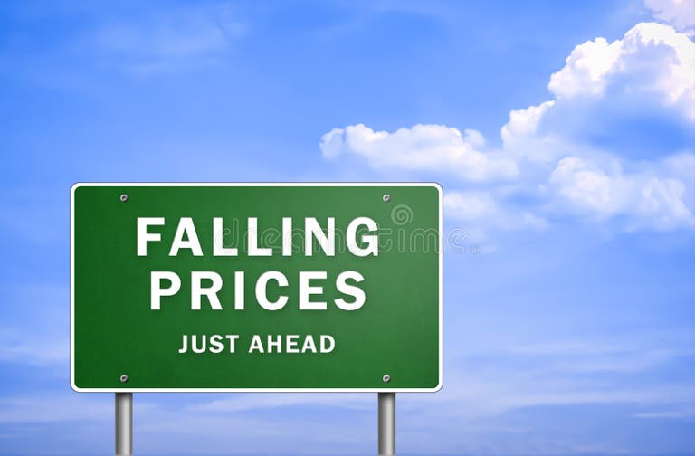 Falling prices stock illustration. Illustration of rebate - 70357656