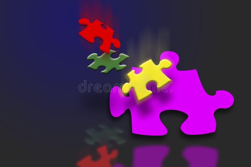 Falling Puzzle Pieces Stock Illustrations – 338 Falling Puzzle Pieces ...