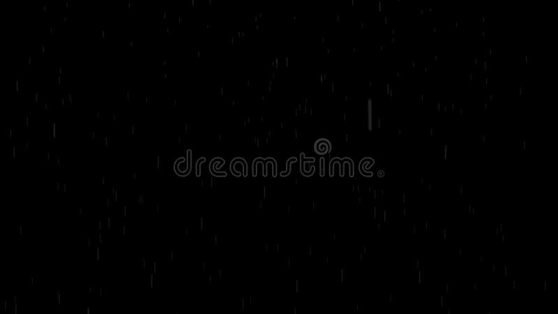 Rain Falling with Alpha Channel, Looped Stock Video - Video of alpha ...