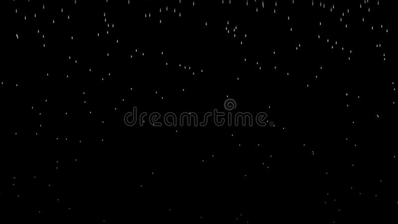 Falling Rain Drops Motion Graphics with Green Screen Background Stock ...