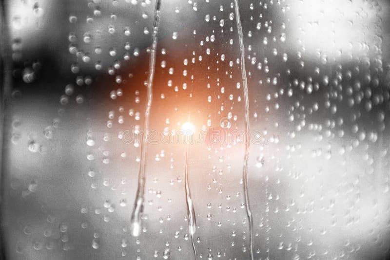 Falling rain outside. stock photo. Image of nature, design - 122001922