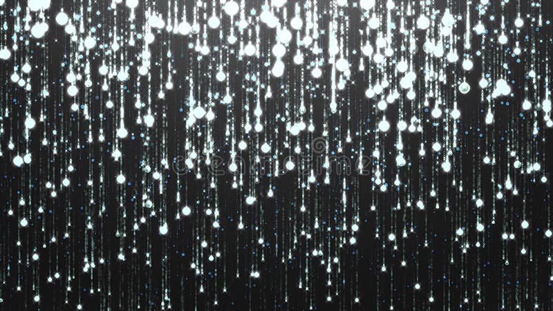 Falling Rain of Rain from Particles, Dynamic Background . Stock Video ...