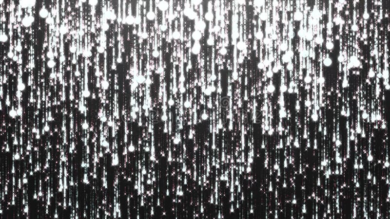 Falling Rain of Rain from Particles, Dynamic Background . Stock Footage ...