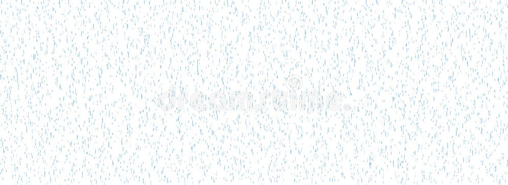 Falling Rain Seamless Pattern. Repeating Pouring Rain Texture. Repeated ...