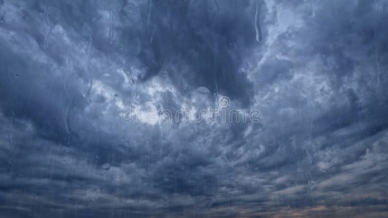 Raining on Sky with Clouds - Cute Weather Bg - Photo of Nature Stock ...