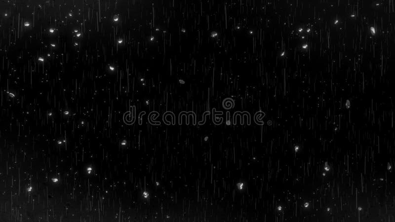 Falling Rain & Water Drops on Glass Loop Overlay V2 Stock Video - Video ...