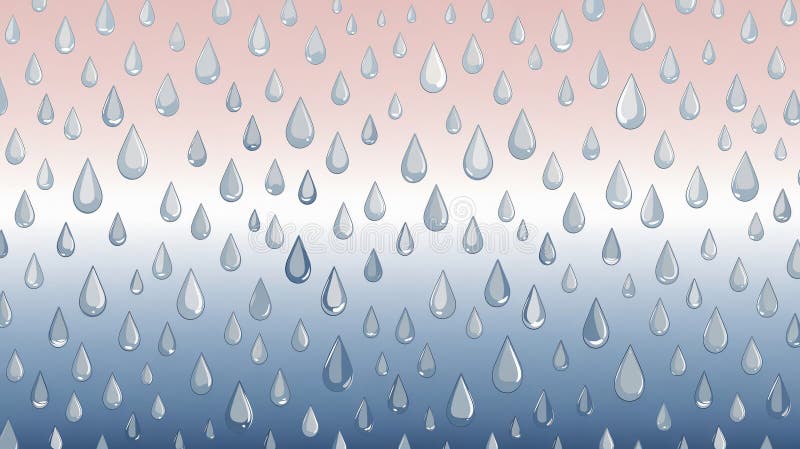 Falling Raindrops Background, Seamless Pattern of Good Resolution Stock ...