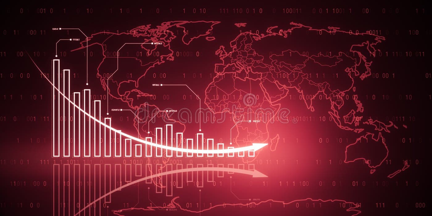 Binary Code Falling Red Stock Illustrations – 78 Binary Code Falling ...