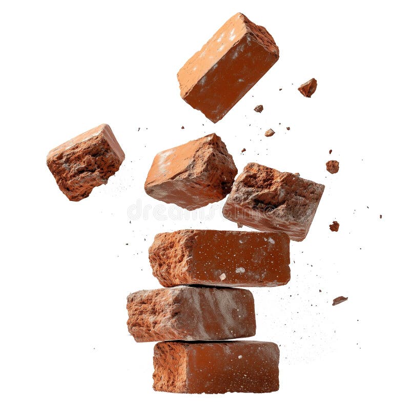 Bricks with Falling Mortar stock photo. Image of mortar - 76701300