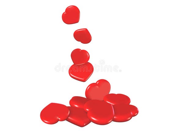Raining Hearts Stock Illustrations – 346 Raining Hearts Stock ...