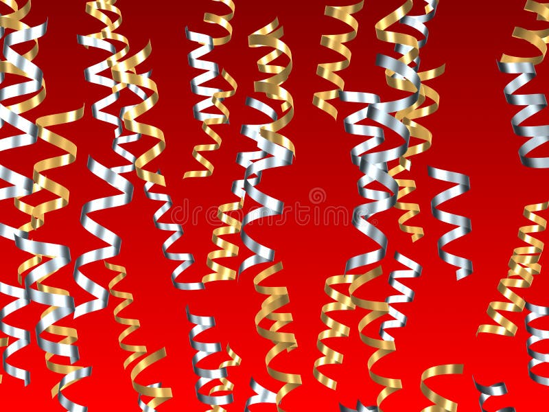 Falling ribbons stock illustration. Illustration of colorful - 2809914