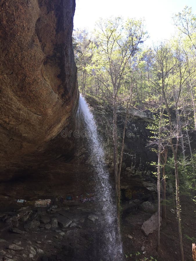 Falling Rock Falls stock image. Image of chute, terrain - 75756883