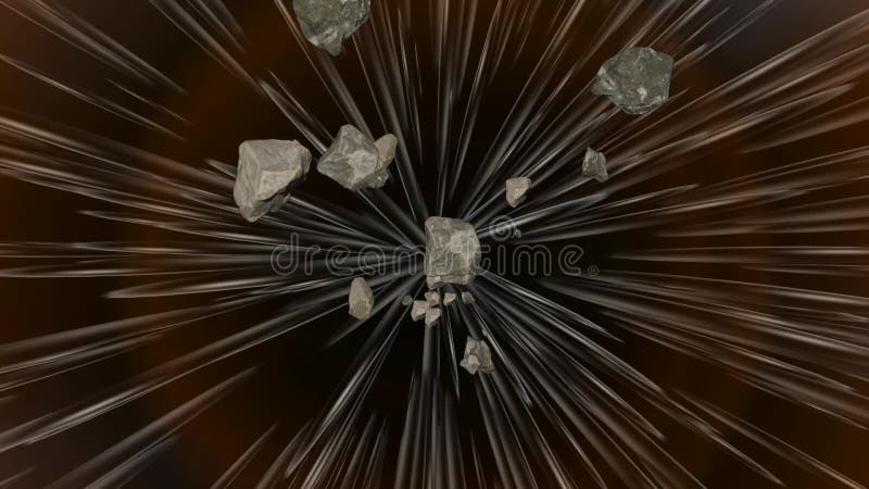 Falling Rocks and Scrolling Red Bricks - 4K Seamless Loop Motion ...