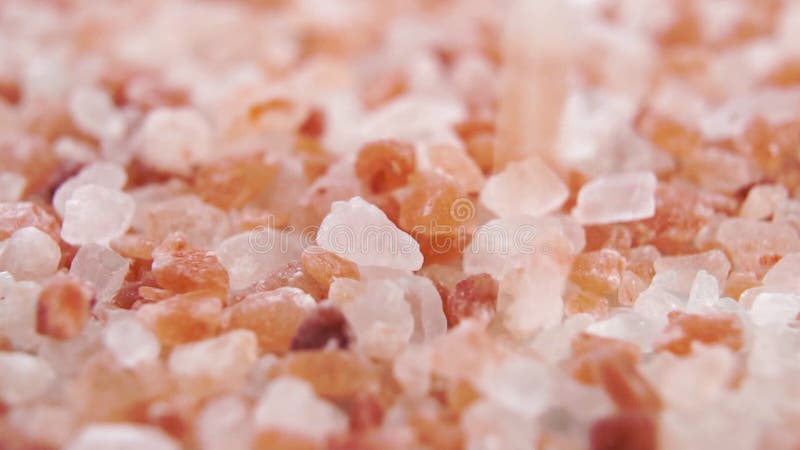 Falling Salt Crystals Scattered on a Wood Table, Showing the Charm of ...