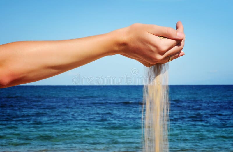 Falling sand stock photo. Image of garden, fingernail - 16477286