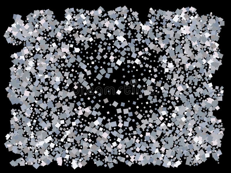Falling Silver Color Squares. Stock Vector - Illustration of falling ...