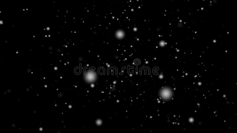 Falling Snow. Animation Background. Loop, Alpha Channel Stock Footage ...