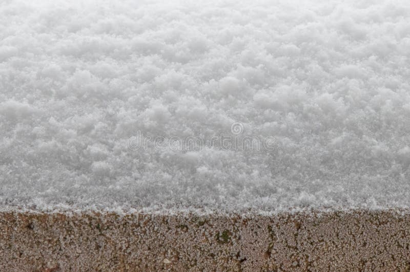 Falling snow on concrete stock image. Image of surface - 213997377