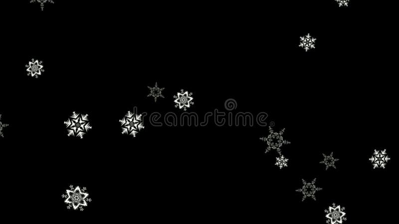 Snow Flakes with Green Screen Background Stock Video - Video of merry ...