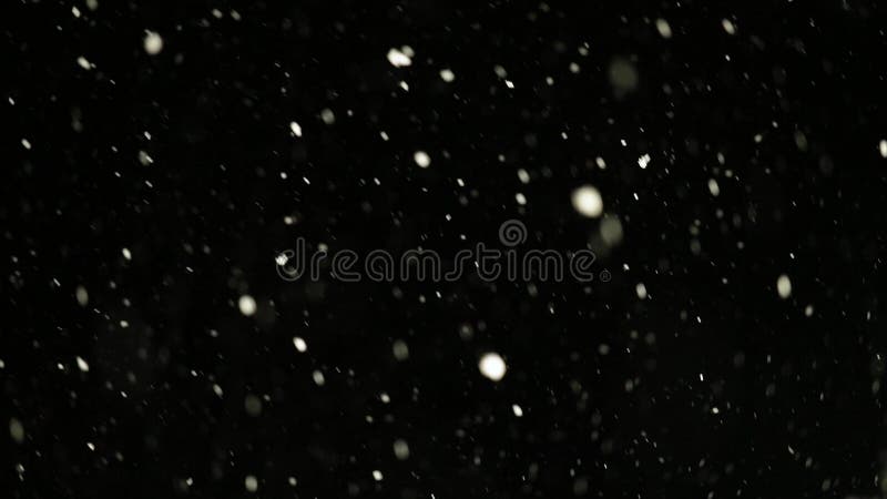 Falling snow at night stock video. Video of dark, christmas - 166543569