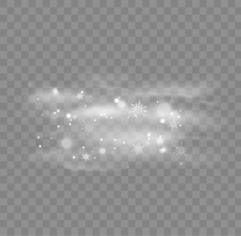 Snow Isolated on Transparent Background Stock Vector - Illustration of ...