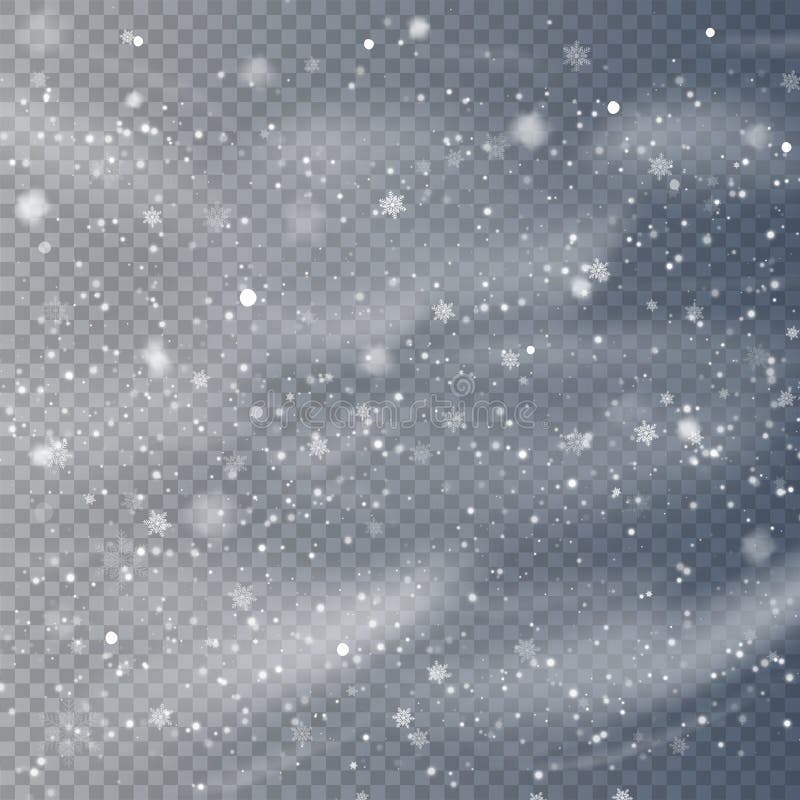 Falling Snow Overlay Background Stock Vector - Illustration of greeting ...