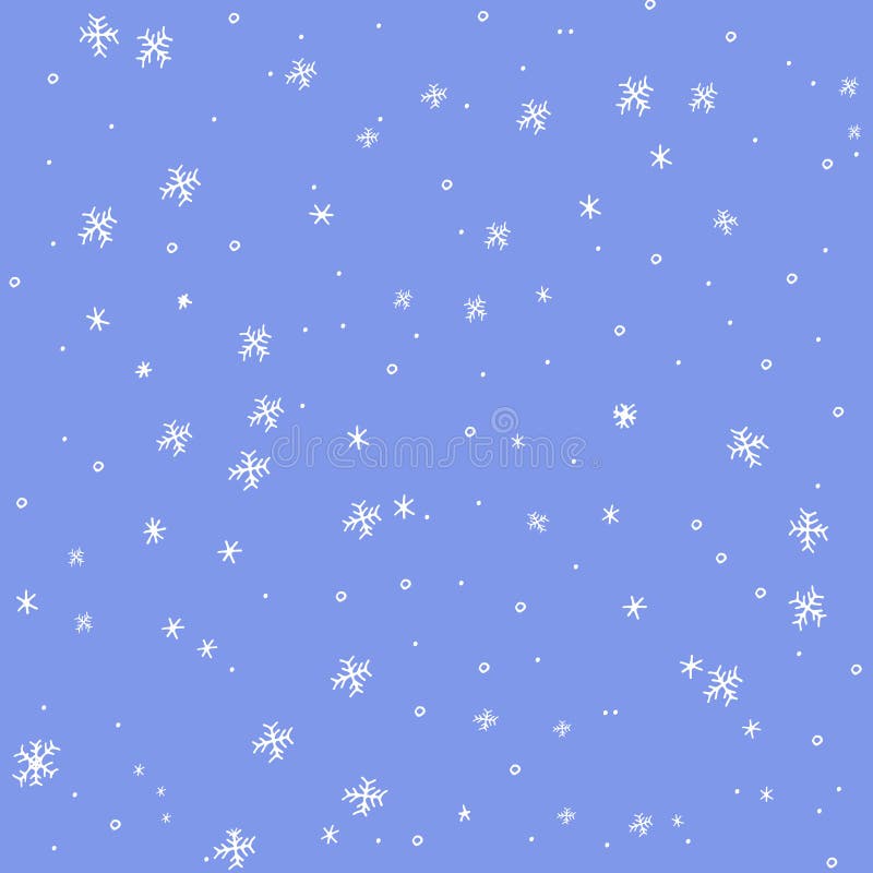 Falling Snow Repeating Background Stock Illustrations – 301 Falling ...