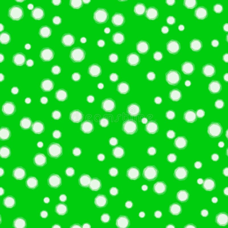 Falling Snow Seamless Pattern. White Splash on Green Background Stock ...