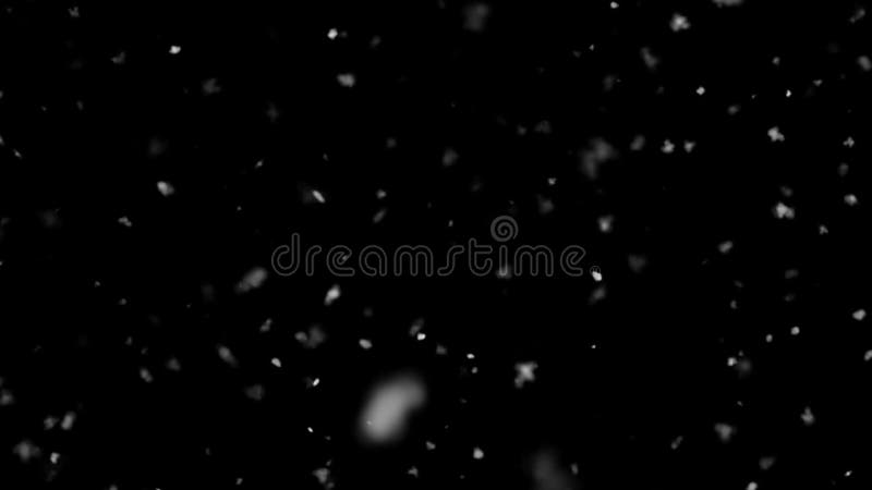 Falling Snow Storm Graphic Element Loop Overlay Stock Video - Video of ...