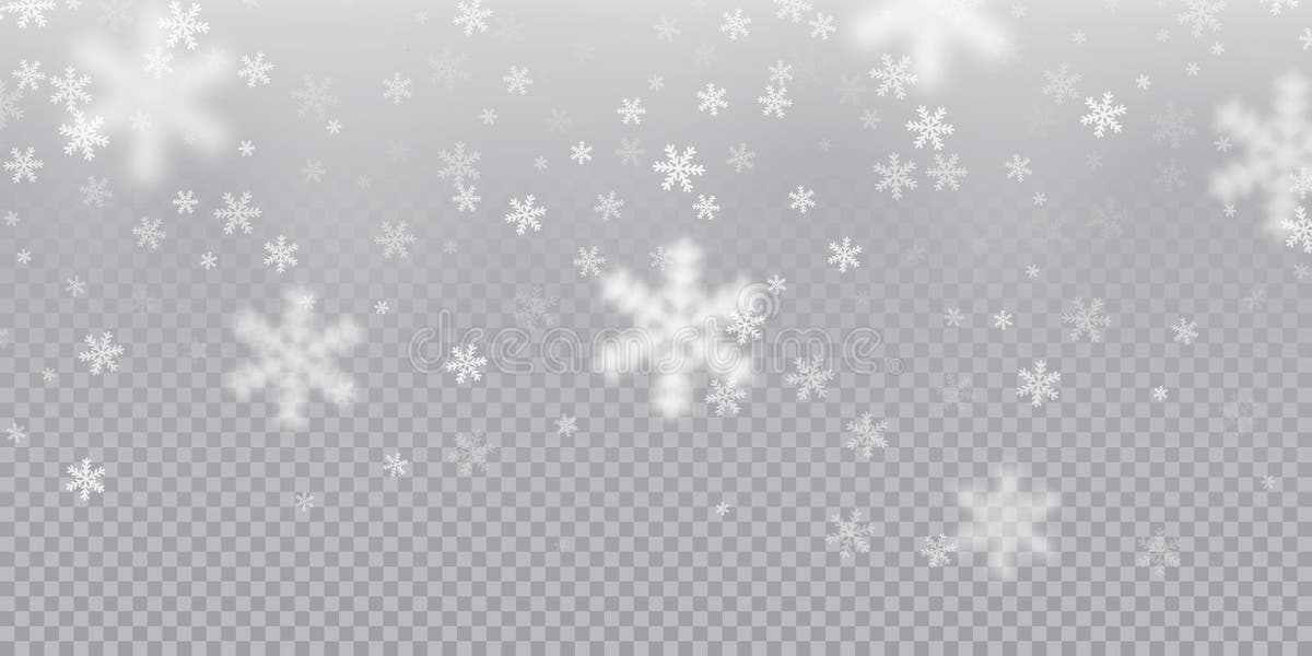 Falling Snow Transparent Background Stock Illustrations – 12,574 ...