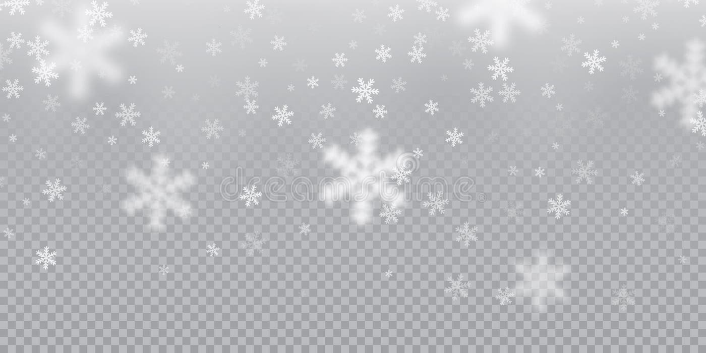 Falling Snow Transparent Background Stock Illustrations – 12,159 ...