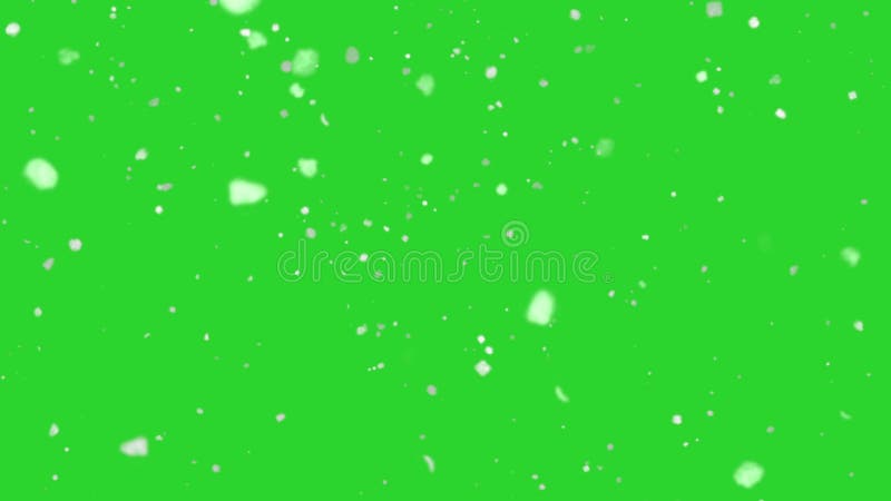 Falling Snowflakes Animation Loop with Alpha Channel Birds Eye View ...