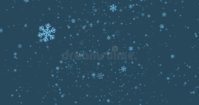 Falling Snowflakes Animation Loop with Alpha Channel Birds Eye View ...