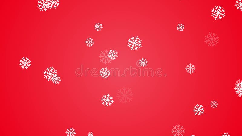 Falling Snowflakes Loop Background Video Stock Footage - Video of copy ...