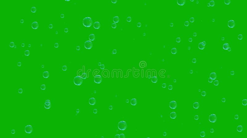 Falling Soap Bubbles Effect Up (Chroma Key). 4K Animation. Stock Video ...