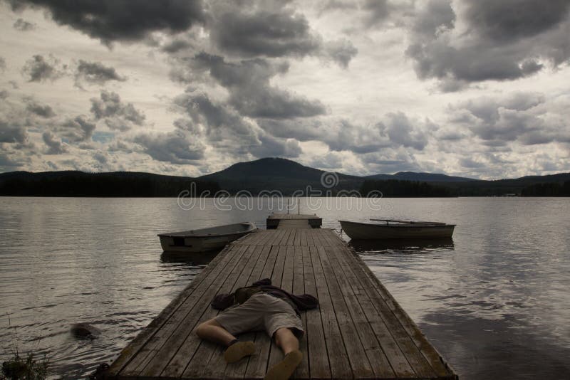 Falling Spirit - Lack of Strength, Depression, Addiction Stock Photo ...