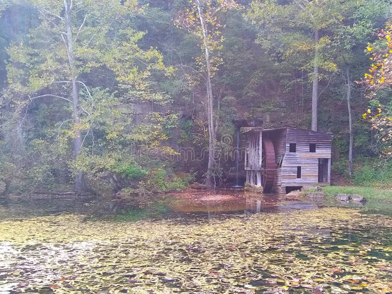Spring Mill State Park in Indiana: Peek of the Past Stock Photo - Image ...